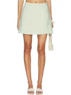 SHANI SHEMER Sap Mini Skirt - Mint