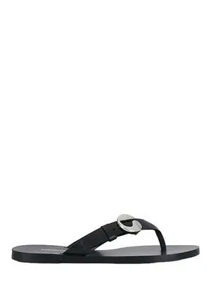 Coperni C Logo Flip Flop Sandal - Black