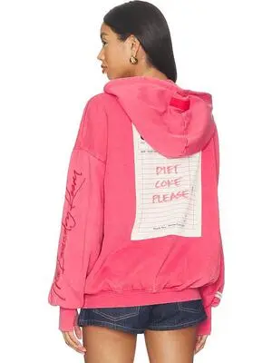 THE LAUNDRY ROOM Diet Coke Hoodie - Vintage Red