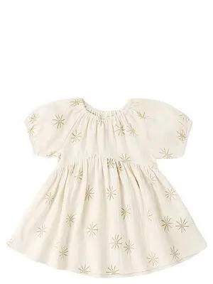 QUINCY MAE Bella Dress With Puff Sleeves - Sunburst