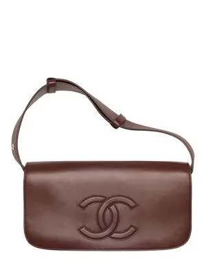 Chanel Maxi Messenger Bag - Brown