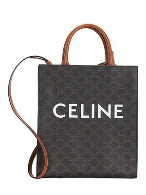 Undefined Celine Triomphe Vertical Cabas Tote Bag - Brown