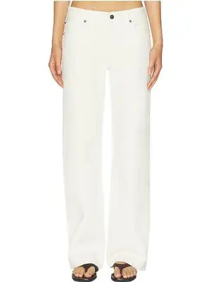 FRAME The Saturday Jeans In White - Shell