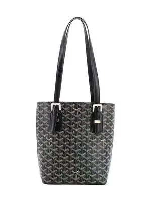 Goyard Marie Galante Bag Coated Canvas Pm Tote Bag - Black