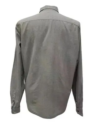 Prada Button-down Chest-pocket Shirt - Grey