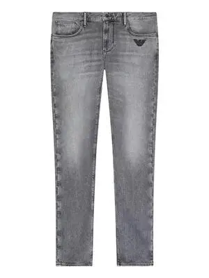 Emporio Armani J06 Slim-fit Jeans - Grey