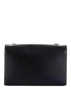 Saint Laurent Monogram Grainy Leather Large Crossbody Bag - Black