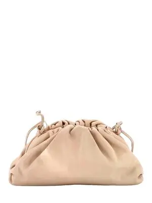 Bottega Veneta The Pouch Leather Mini Crossbody Bag - Neutrals