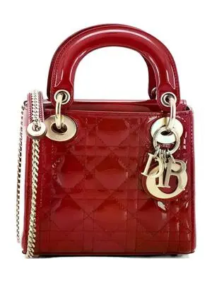 Dior Lady Chain Bag - Red