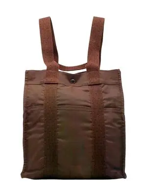 Hermès Herline Canvas Backpack - Brown