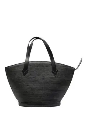 LOUIS VUITTON Louis Vuitton Epi Saint Jacques PM Handbag Black