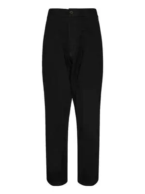 Comme Des Garçons Straight-leg Patch-pocket Trousers - Blue