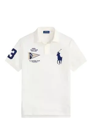 Polo Ralph Lauren Big Pony Embroidered Polo Shirt - Neutrals
