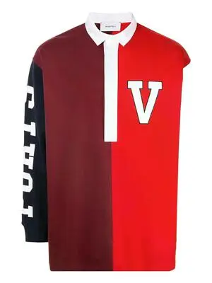 PORTS V Logo Polo Shirt - Red