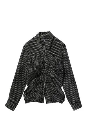 Junya Watanabe Polka Dot Blouse - Black