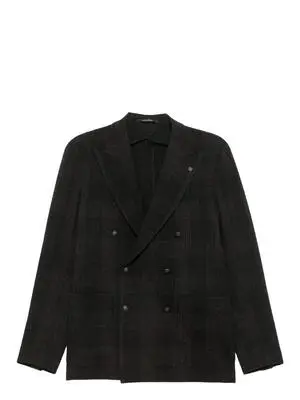 Tagliatore Double-breasted Peak-lapel Blazer - Brown