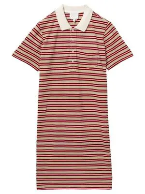 A.p.c. Raye Striped Shirt Dress - Red