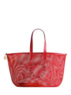 H&m Stella Mccartney Large Mesh Tote Bag - Red