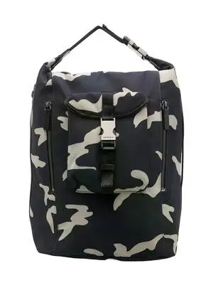 PORTS V Camouflage Print Backpack - Blue