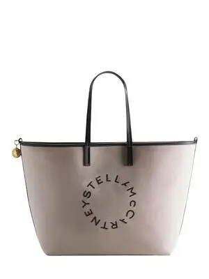 H&m Stella Mccartney Large Canvas Tote Bag - Beige