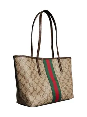Gucci Tribeca Small Tote Bag - Sand And Dark Brown