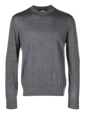 Dsquared2 Crewneck Long-sleeved Knitted Jumper - No