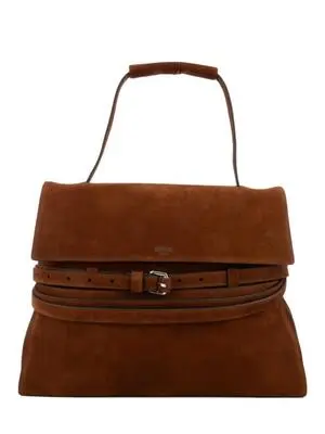 Moschino Embossed Logo Tote Bag - Brown