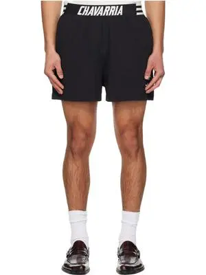 WILLY CHAVARRIA X Adidas Originals Elastic Waist Shorts - Black