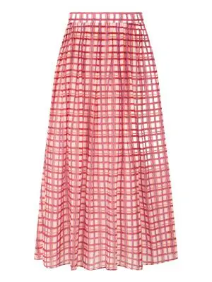 MAX MARA Max Mara Plaid Skirt