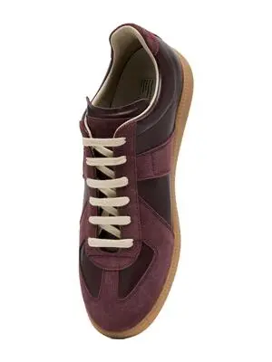 MAISON MARGIELA Replica Paneled Sneakers - Winetasting