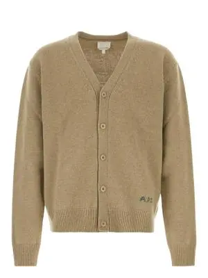 A.p.c. Kevin V-neck Cardigan - Green