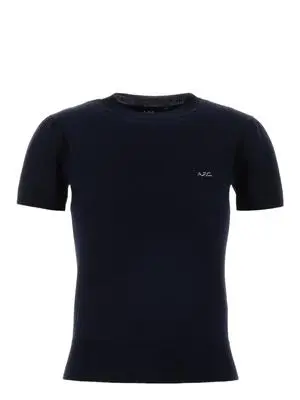 A.p.c. A.P.C. Gia Short-Sleeve Knitted Top No