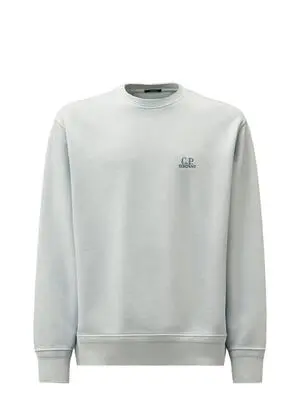 C.P. COMPANY Logo-embroidered Sweatshirt - Gray