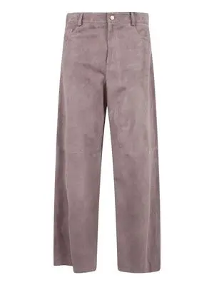 Max Mara Max Mara S Fulmine Straight Leg Pants Gray