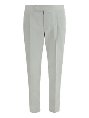 Brioni Tailored Pleat Front Trousers - Gray