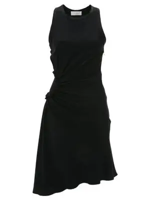 Victoria Beckham Ribbed Maxi Dress - Black