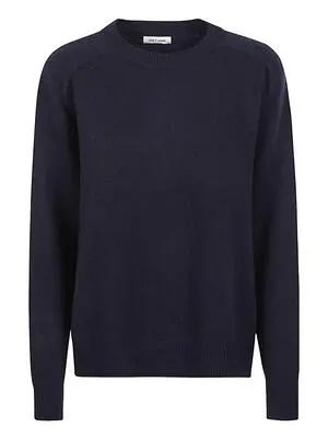 Soft Goat Cashmere Jumper - Navy Blue