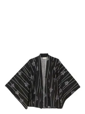 A.N.G.E.L.O. VINTAGE CULT Patterned Kimono - Black