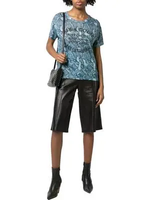 Zadig&Voltaire Marta Wild Blason T-shirt - Blue