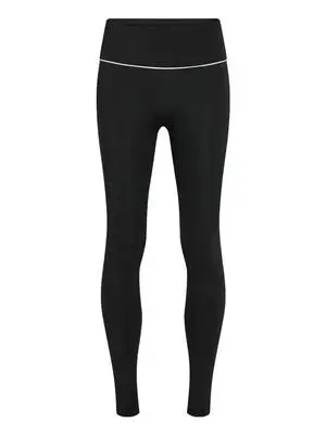 Karl Lagerfeld Contrast-piping Leggings - Black