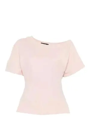 EB DENIM Elena Off-the-shoulder T-shirt - Pink