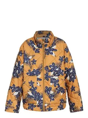 The Upside Aruba Quilted Jacket With Floral Print - Multicolor