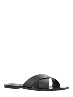 AeydĒ Faye Crossover-strap Sandals - Black