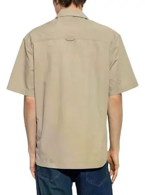 SAMSOE SAMSOE Saemerson Short-sleeve Shirt - Neutrals