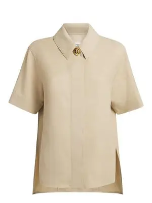 JOSEPH Short-sleeve Volu Shirt - Pink