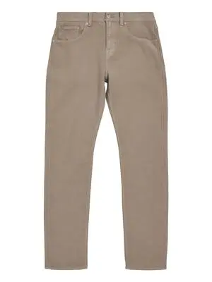 7 For All Mankind Slimmy Luxe Motion Slim Jeans - Beige