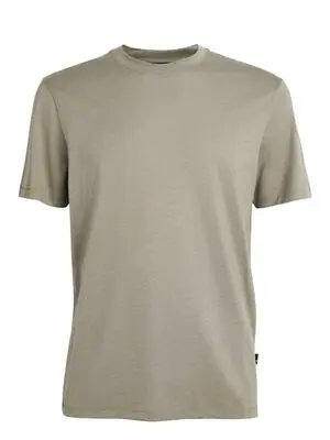 7 For All Mankind Crew-neck T-shirt - Green