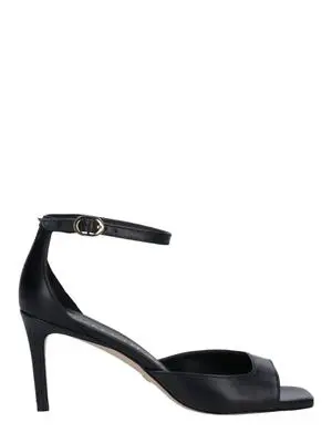 STUART WEITZMAN Square-toe High Heel Sandals - Black
