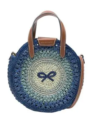 ANYA HINDMARCH Woven Shoulder Bag - Blue