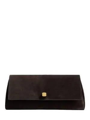 KHAITE Khaite Audrey Suede Clutch Bag